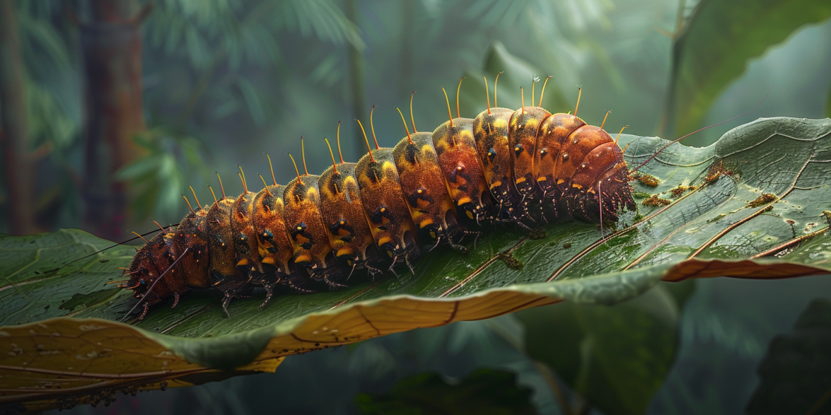 Giftiga Larver i Sverige🐛Våra Fascinerande men Farliga Larver!